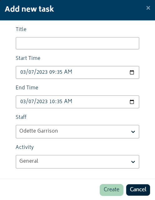 Scheduling Staff - Gojee App: Xero Business Management Software