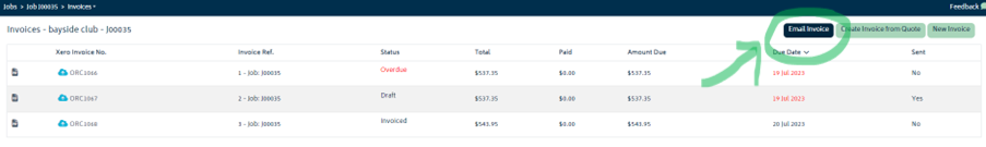 Creating Invoices - Gojee App: Xero Business Management Software