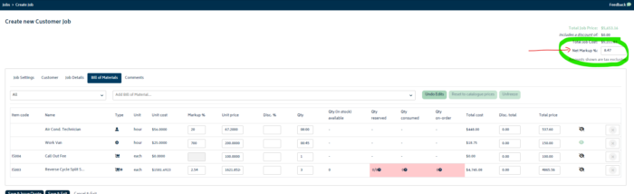 Create a Job - Gojee App: Xero Business Management Software