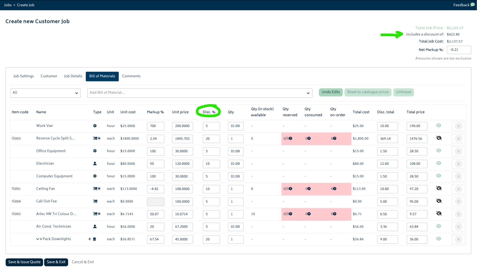 Pricing Schemes - Gojee App: Xero Business Management Software