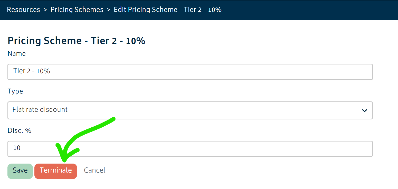 Pricing Schemes - Gojee App: Xero Business Management Software