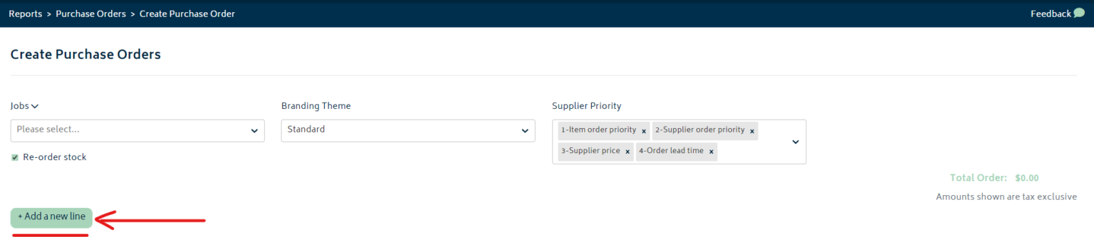 Create Purchase Orders - Gojee App: Xero Business Management Software
