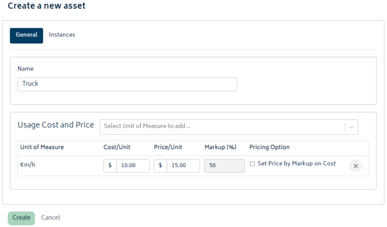 Add a New Asset - Gojee App: Xero Business Management Software